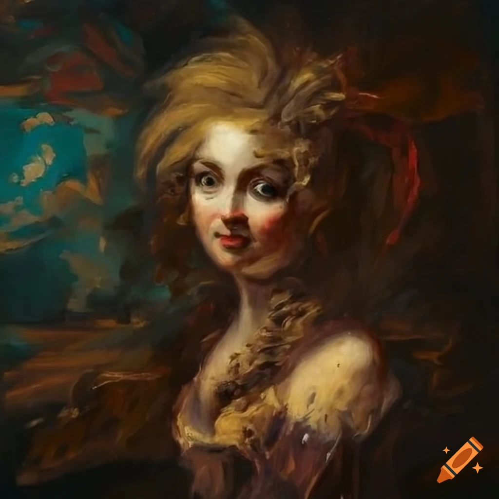 Authentic abstract expressionistic oil painting capturing life and joy ...