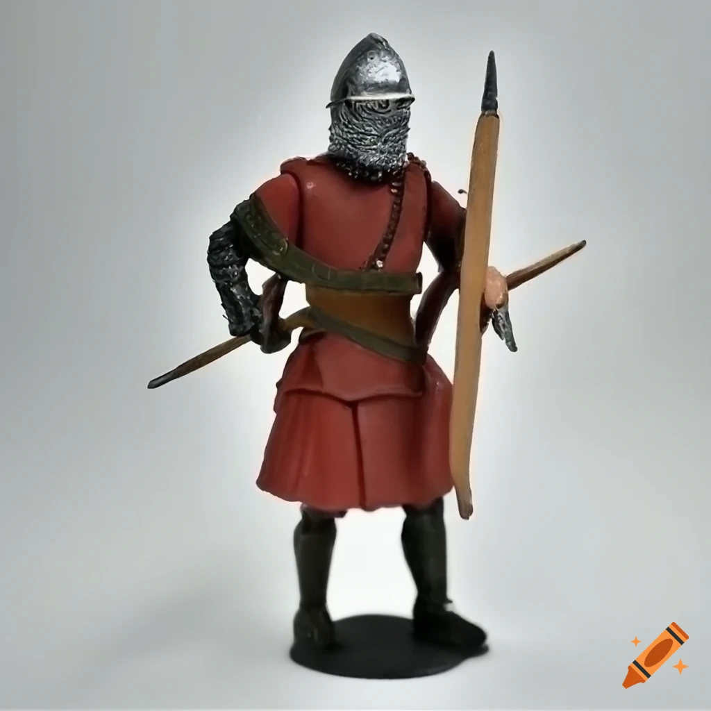 Collectible action figure of 14th-century Irish gallowglass warrior on ...