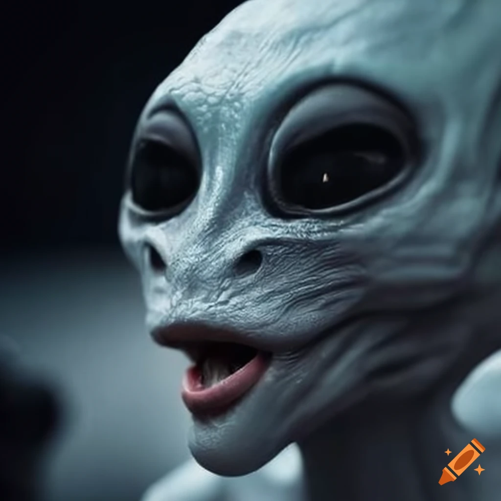 Close-up of alien thumbs engaged in thumb-wrestling on Craiyon