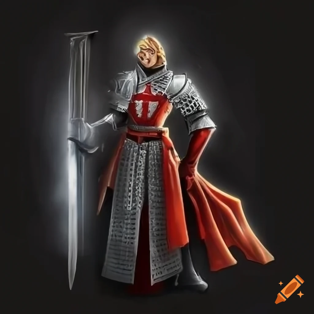 Arcangel Gabriel as Armor Knight Templar with Andy Bogard sword samurai ...