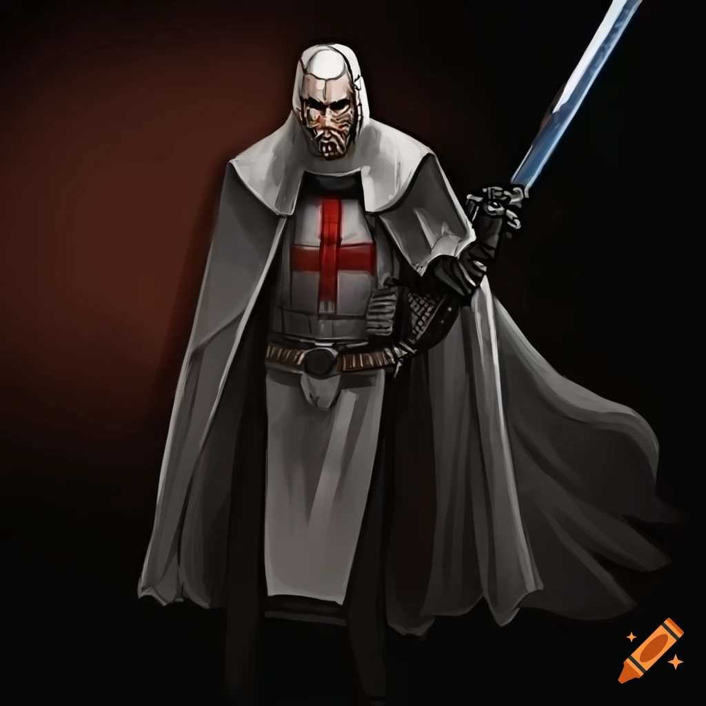 Arcangel Gabriel as Armor Knight Templar and Anakin Skywalker as sword ...