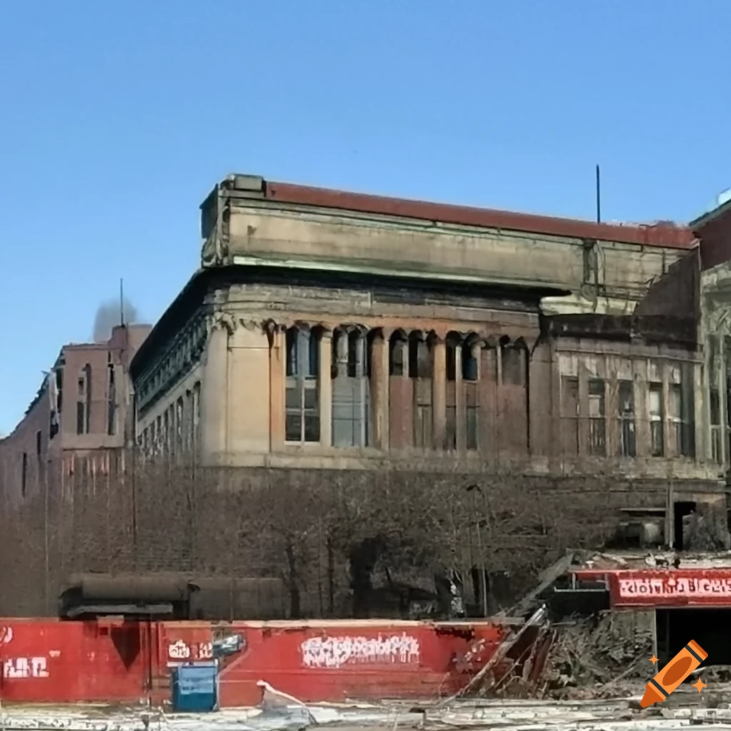 Remains of Spring Garden Street Station in Philadelphia on Craiyon