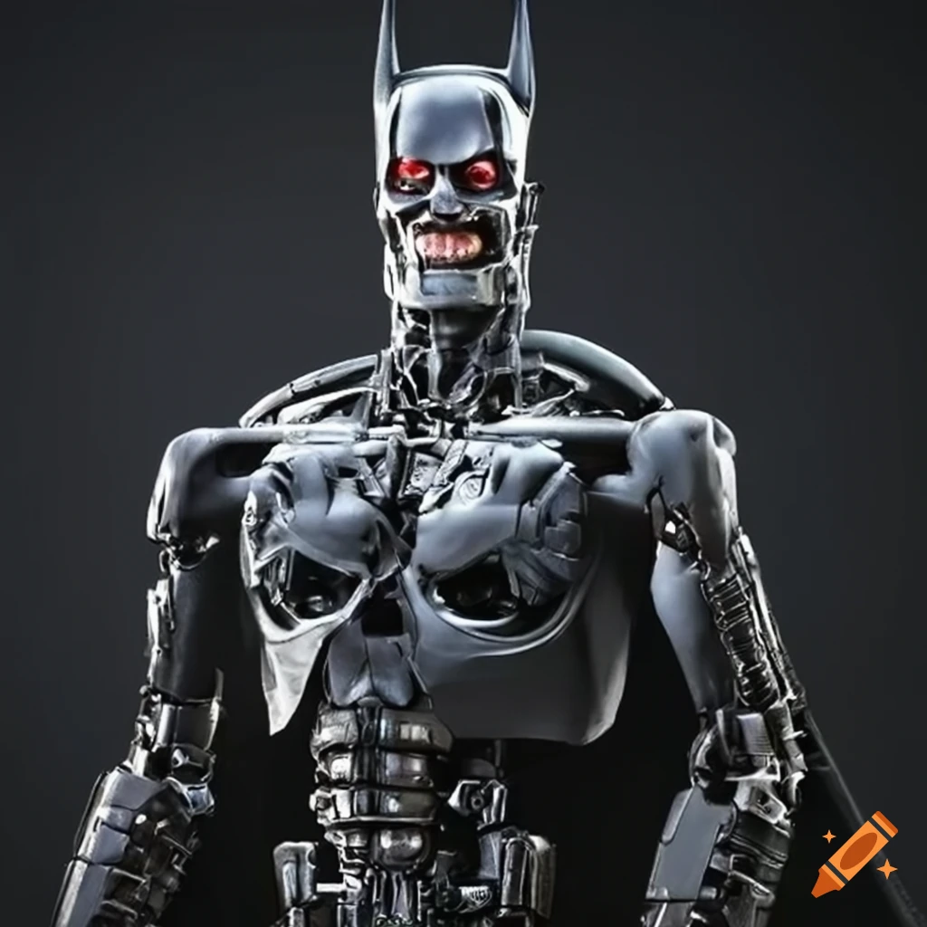 Batman as a terminator on Craiyon