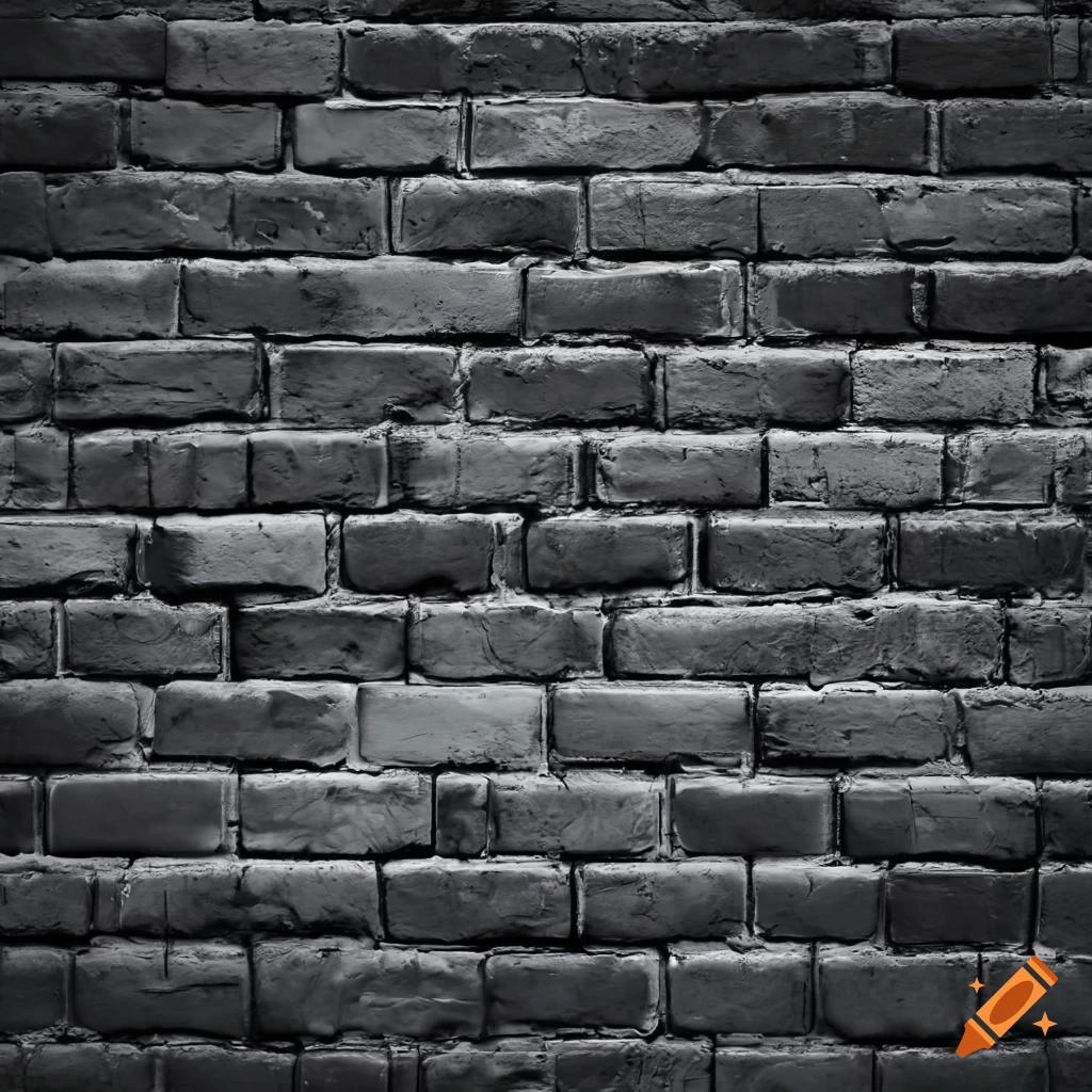 Grey brick wall texture pattern in high quality 8k resolution on Craiyon
