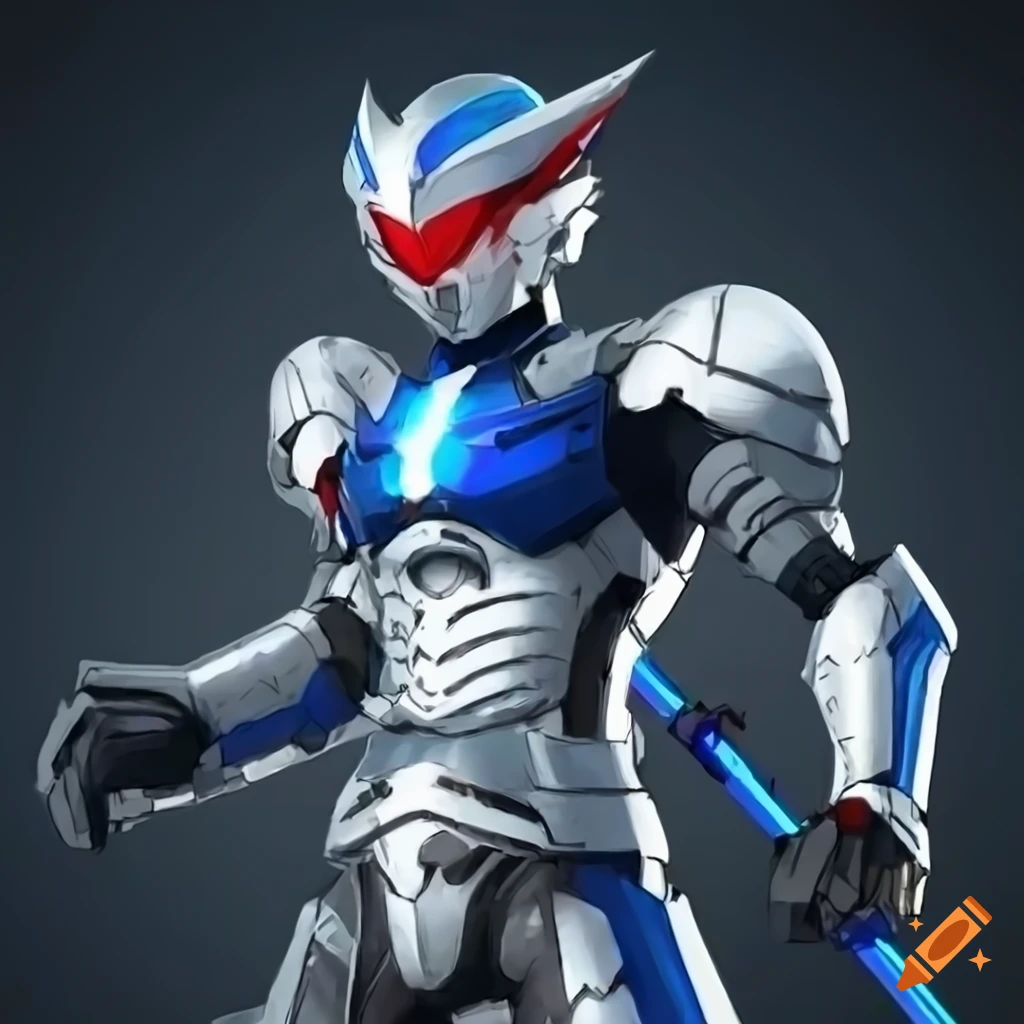 Anime character Colt from Saber Rider in futuristic military armor on ...