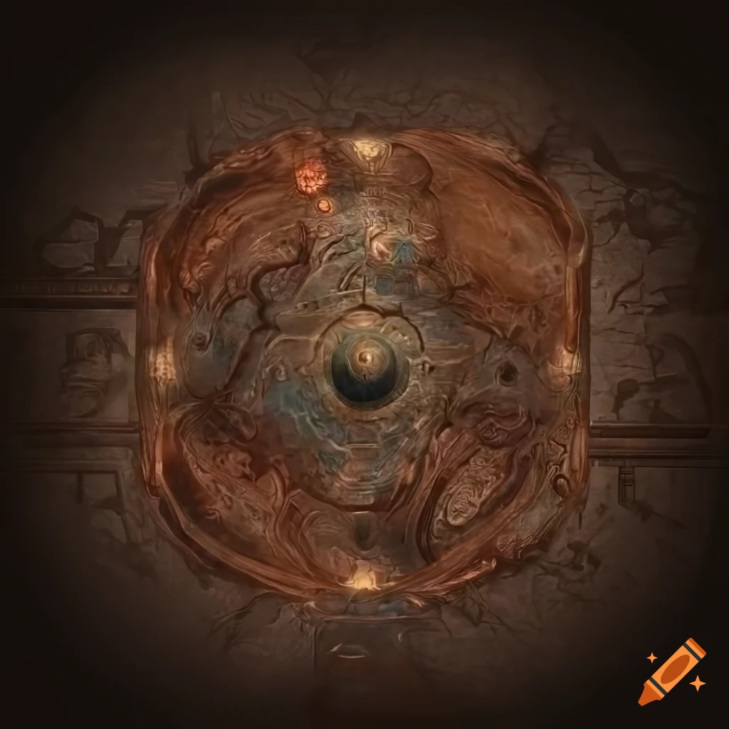 Texture inspired by path of exile computer game style on Craiyon
