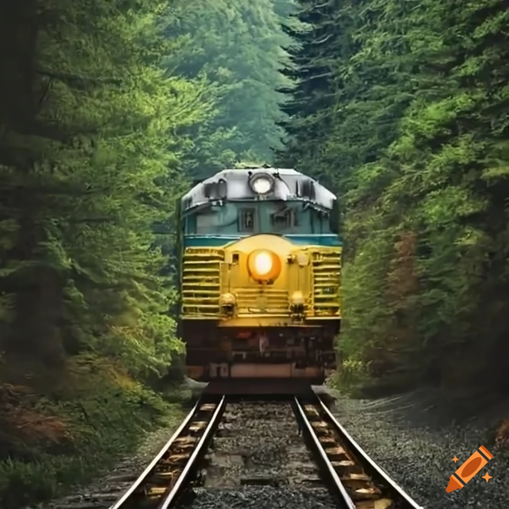 Trains images created on Craiyon