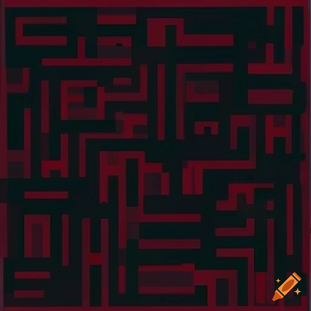 Geometric flat design with 3 colors for project research abstract on ...