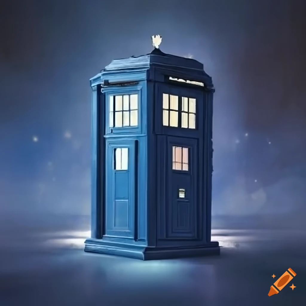 Doctor who tardis on Craiyon