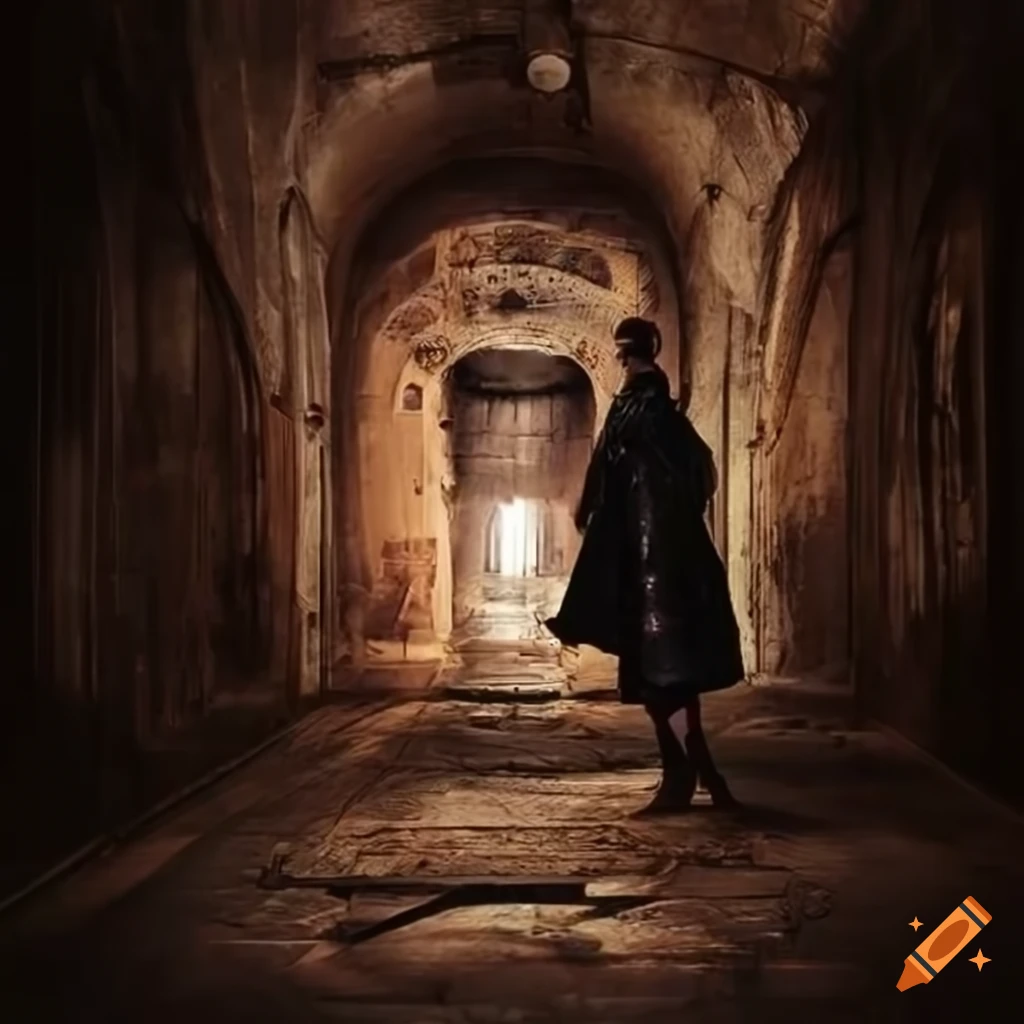 Intricately designed underground city with steampunk and Junkhead ...