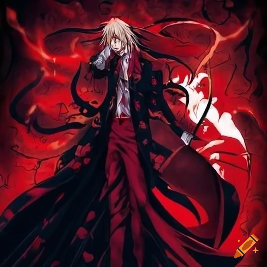 Anime fusion of Alucard from Hellsing Ultimate and Sebastian Michaelis ...