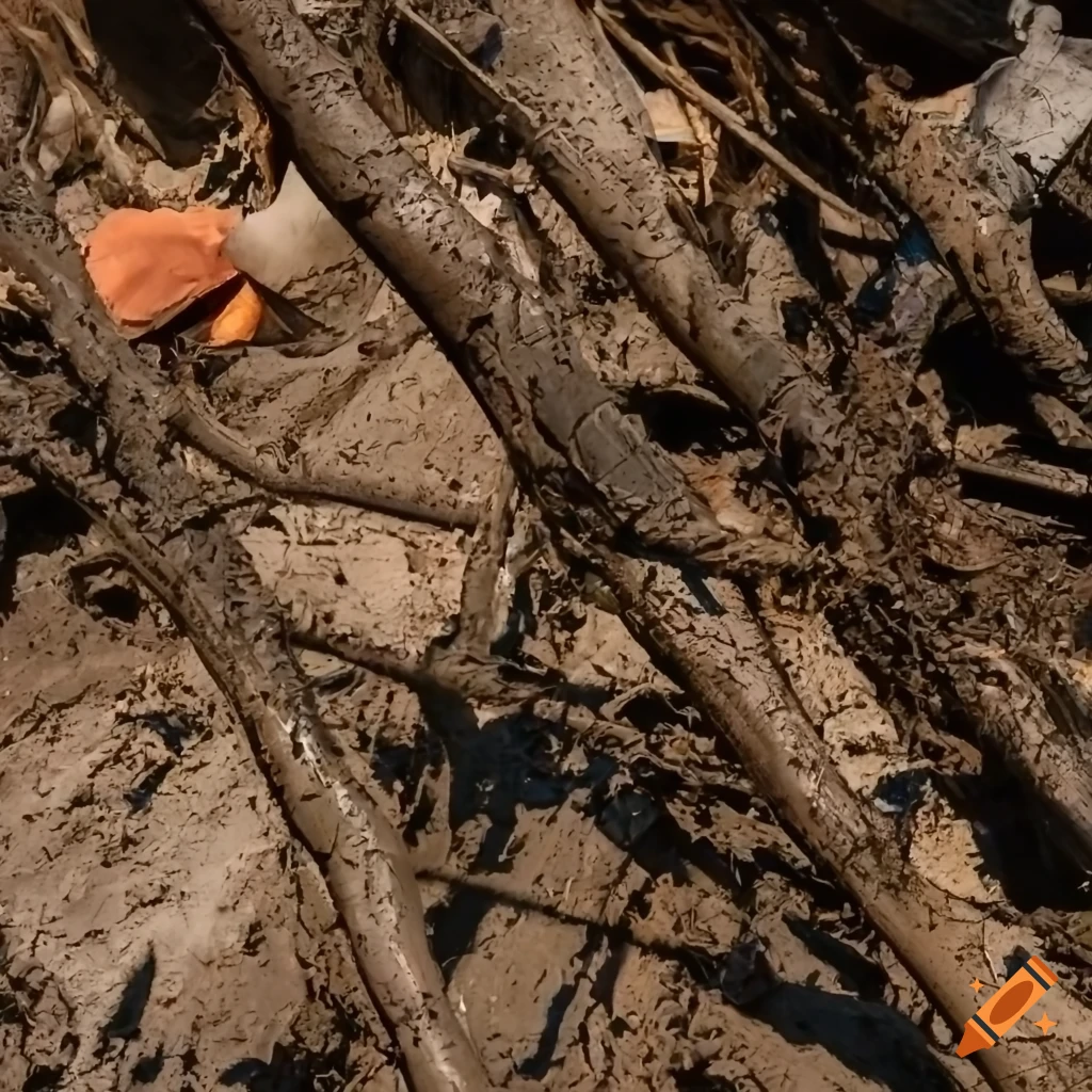 Detail of traditional Hungarian clothes caught in chaotic knot web of ...