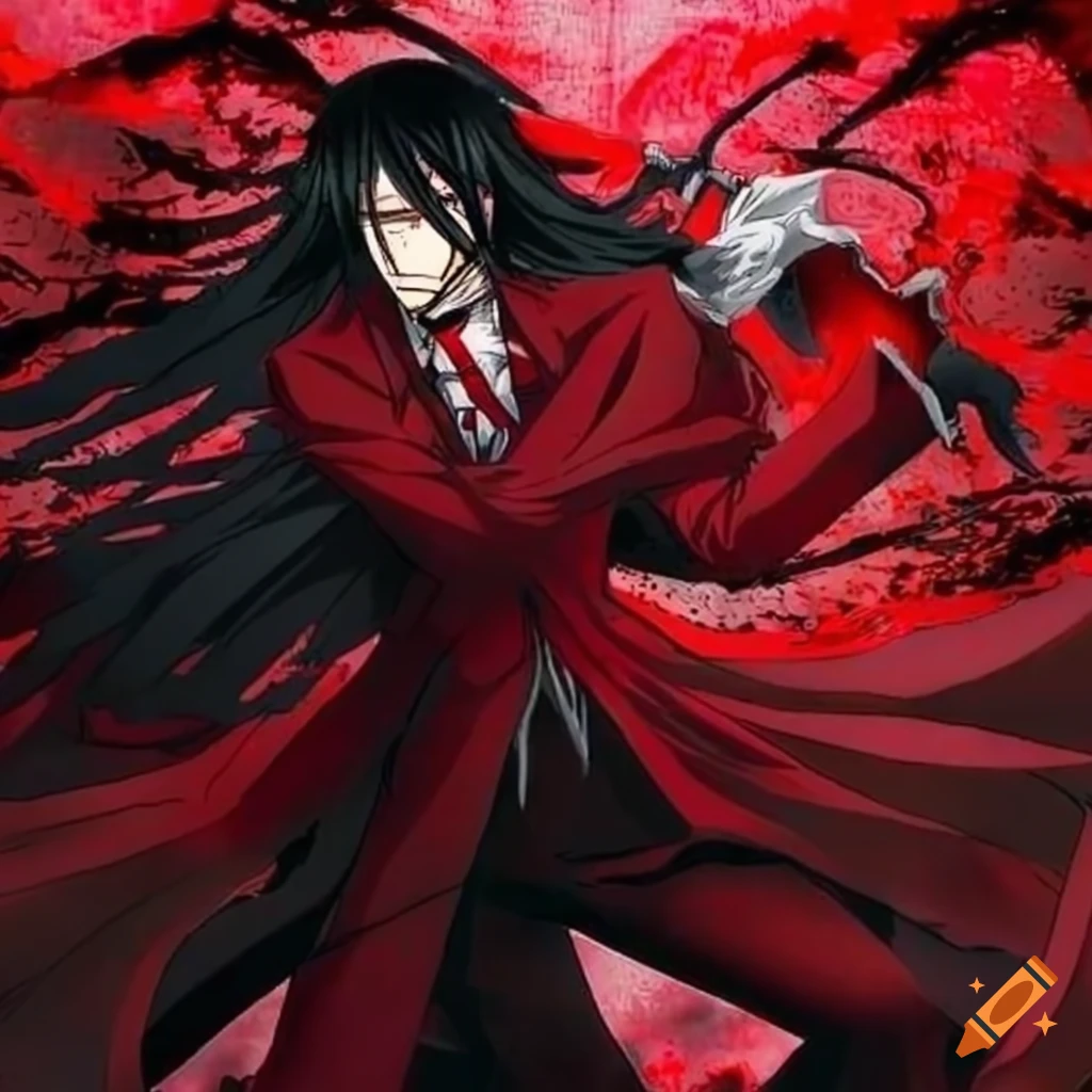 Anime fusion of Alucard from Hellsing Ultimate and Sebastian Michaelis ...