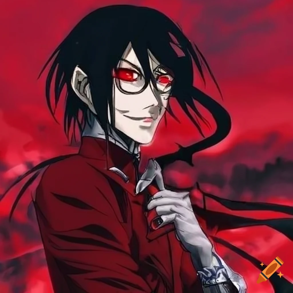 Anime fusion of alucard from hellsing ultimate and sebastian michaelis ...
