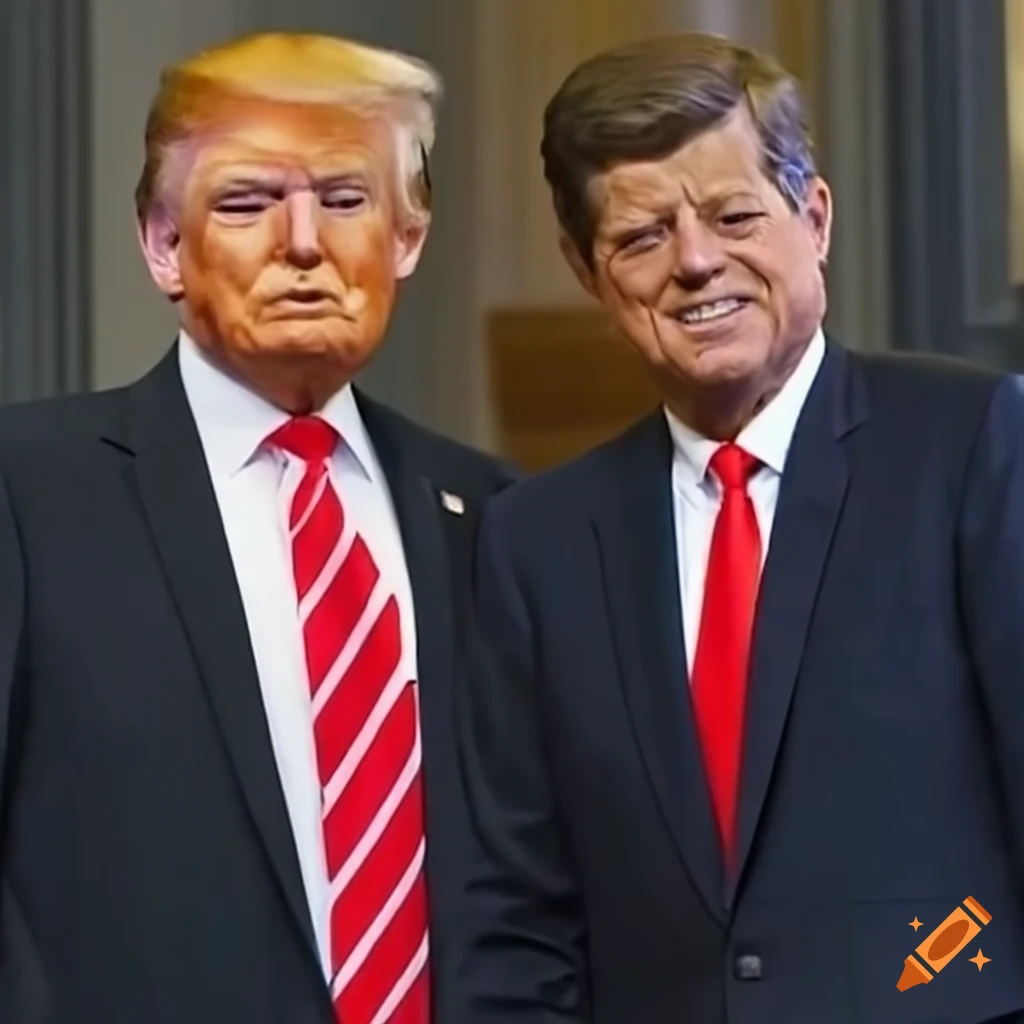 Abraham Lincoln and John Kennedy as guardian angels of Donald Trump on ...