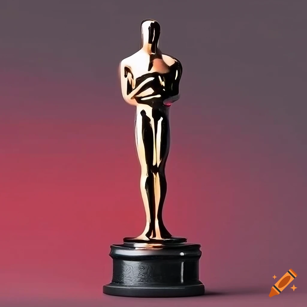 Optimism Price Oscar statuette with OP logo on Craiyon