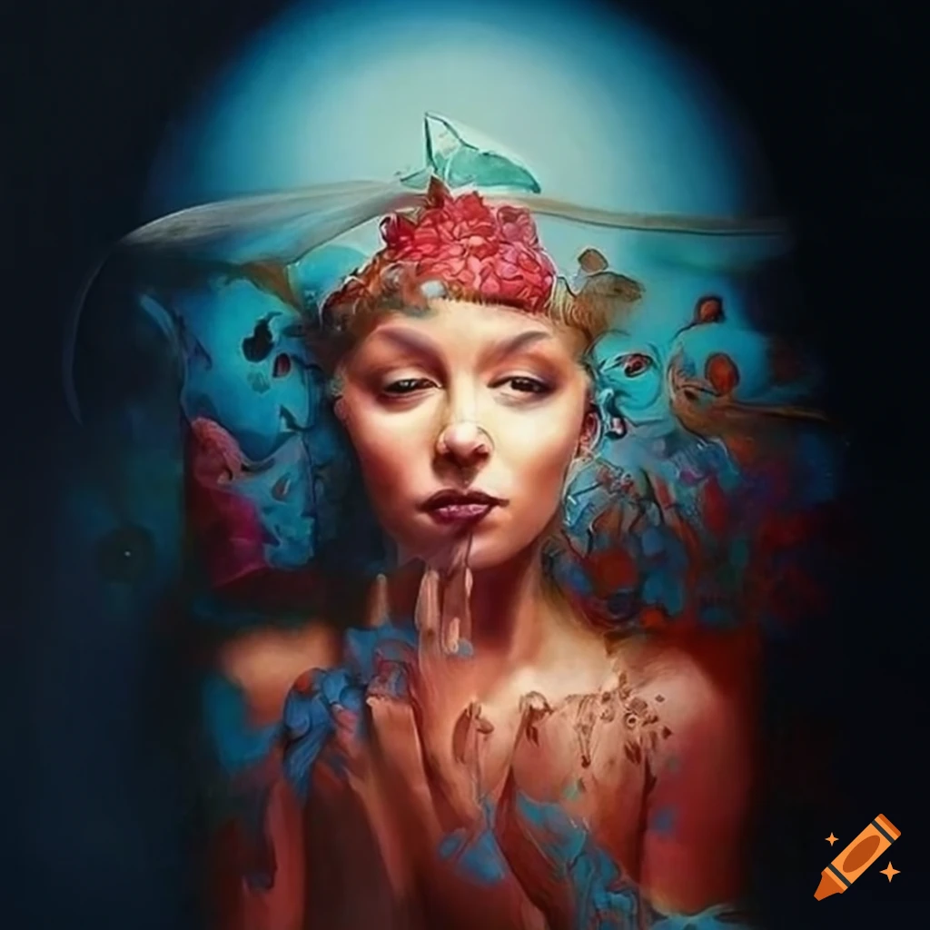 Creative blend of renowned artists' masterpieces on Craiyon