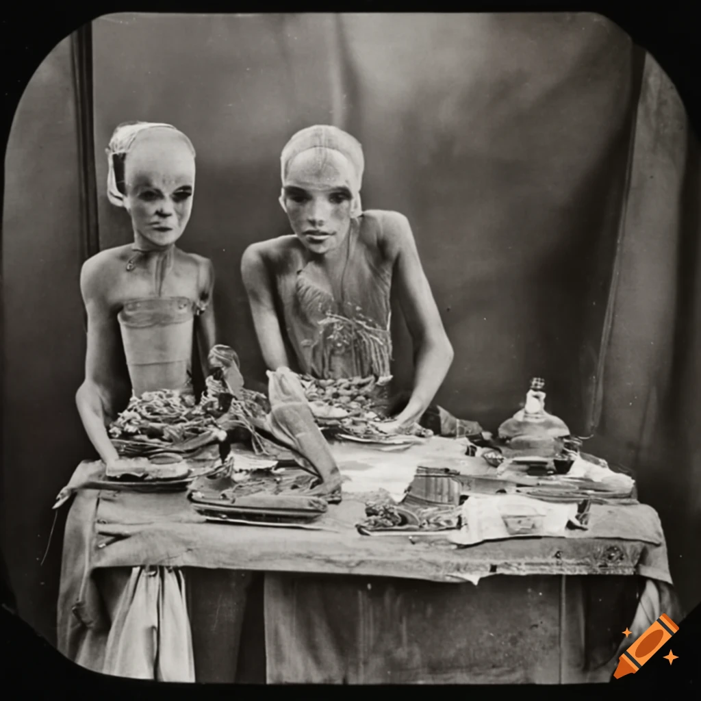 1920s photograph of an alien at a bazaar selling medical equipment on ...