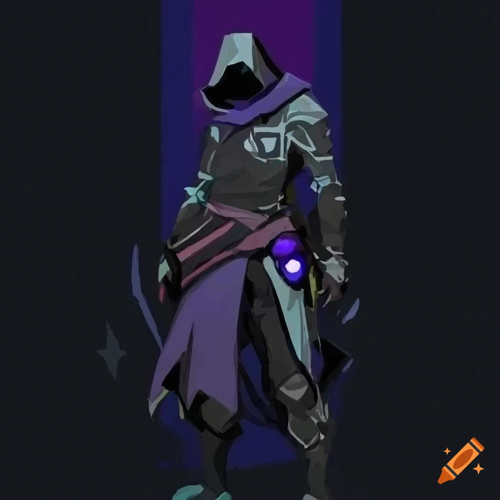 Valorant omen digital art with flat colors on Craiyon