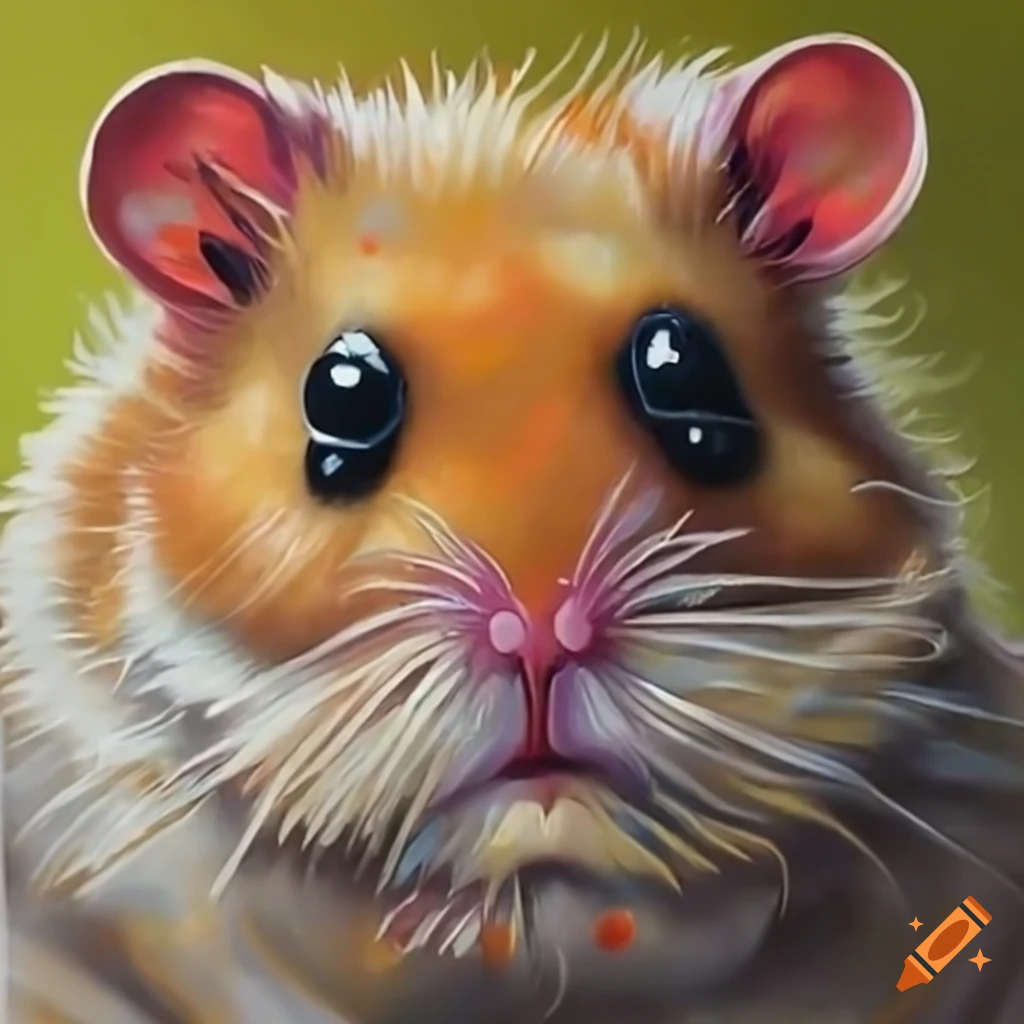 Sad hamster from a meme on Craiyon