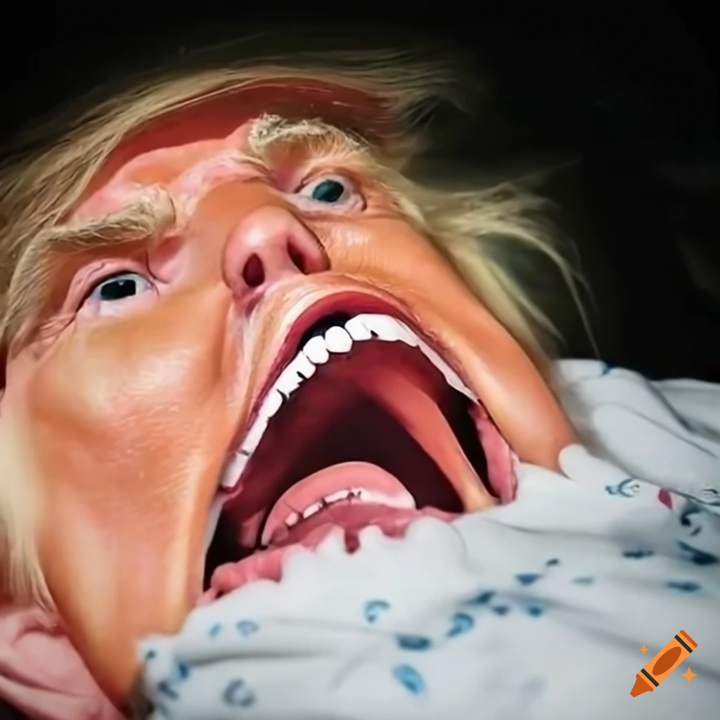 Character screaming with rats in a hotel room in comic book style on Craiyon