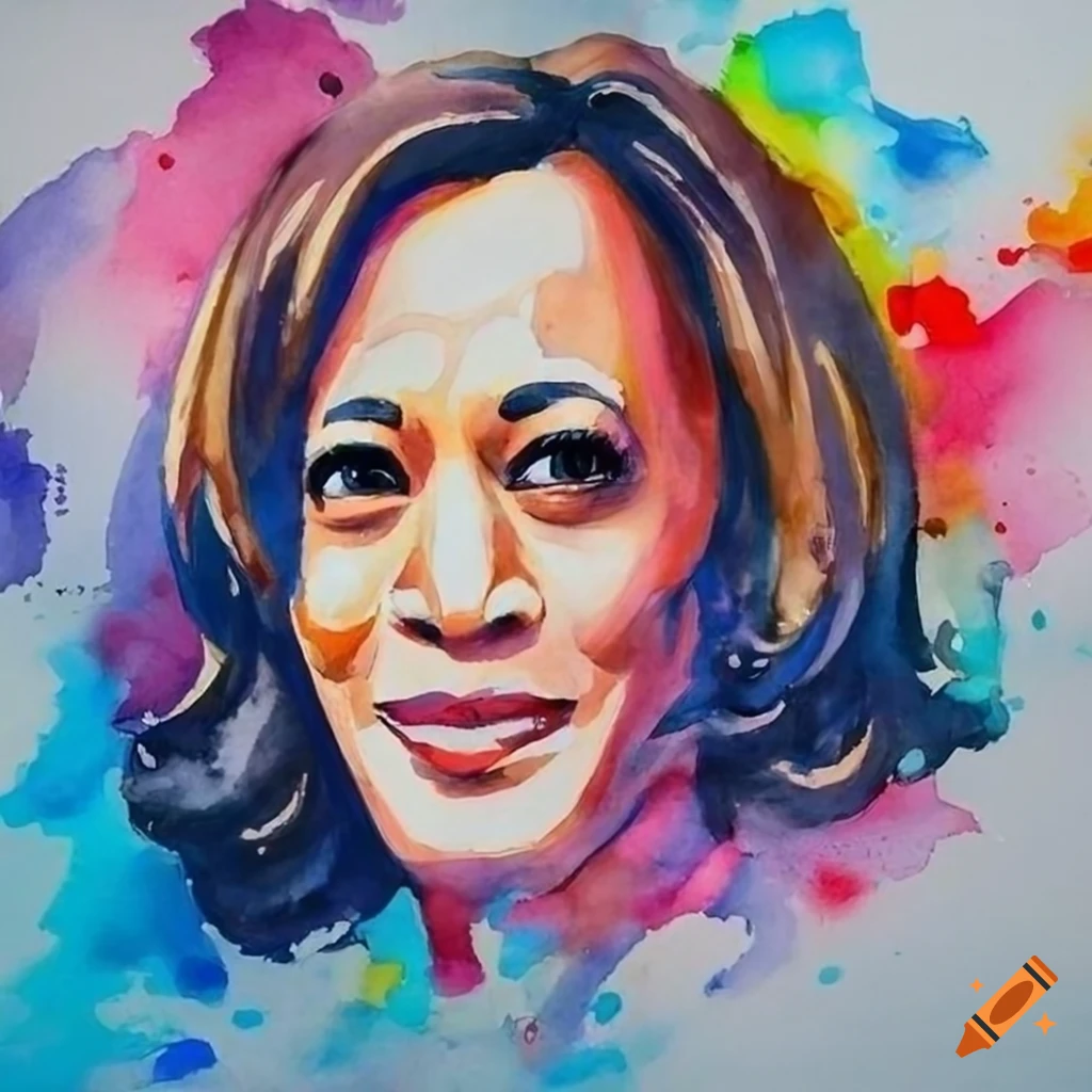 Portrait of U.S. Vice President Kamala Harris with a warm and confident ...