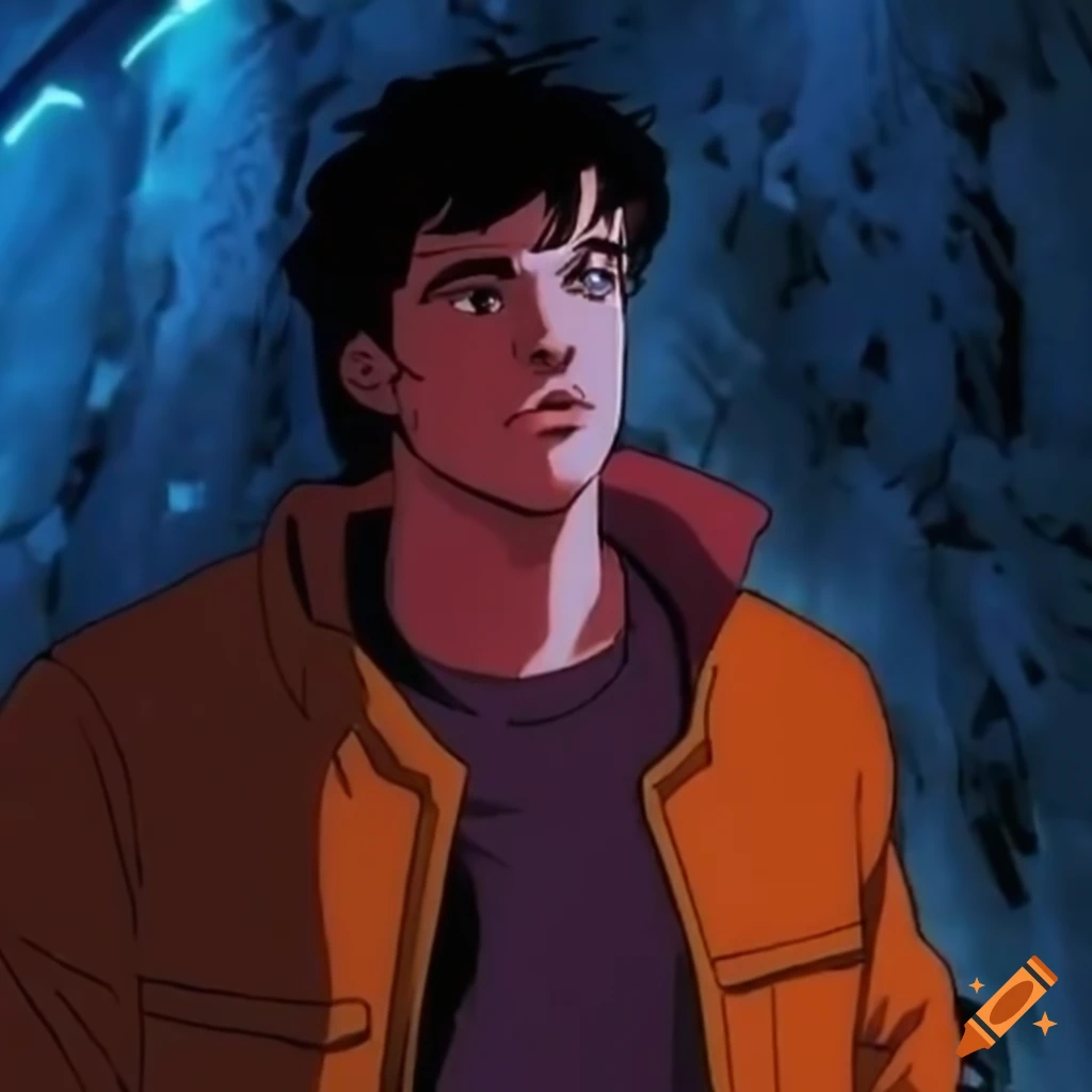 Futuristic sci-fi secret agent in a night city environment on Craiyon