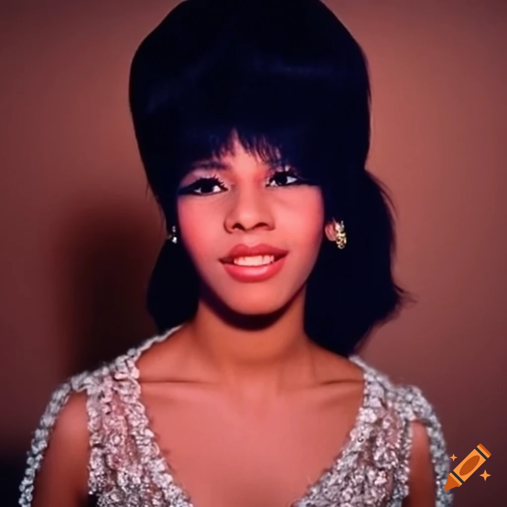 Estelle bennett of the ronettes in a sunset setting with wild flowers ...