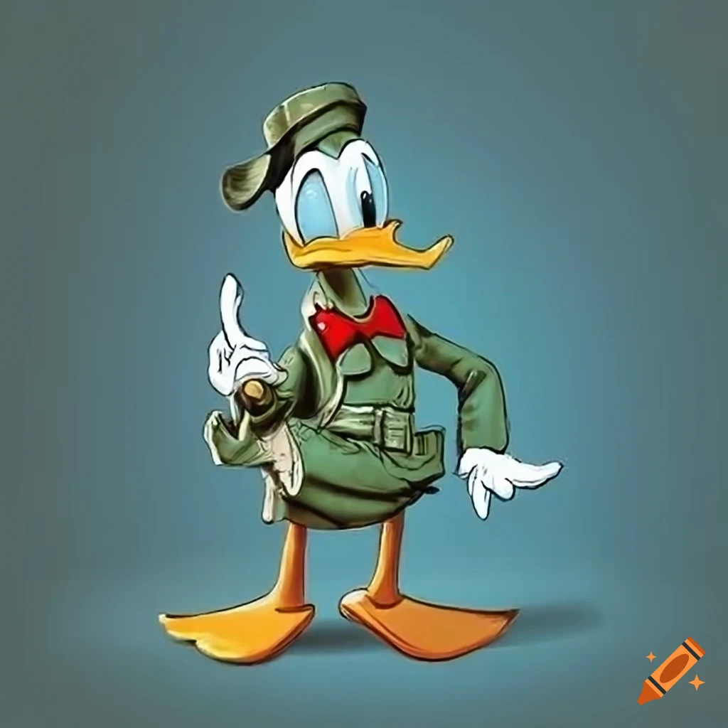 Donald Duck Army Hd Wallpaper