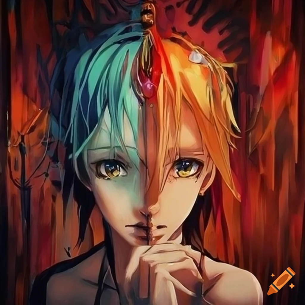 Collage of 200 paintings creating a unique abstract art piece on Craiyon