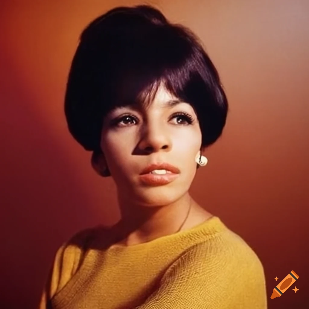 Estelle bennett of the ronettes in sunset surrounded by wild flowers on ...