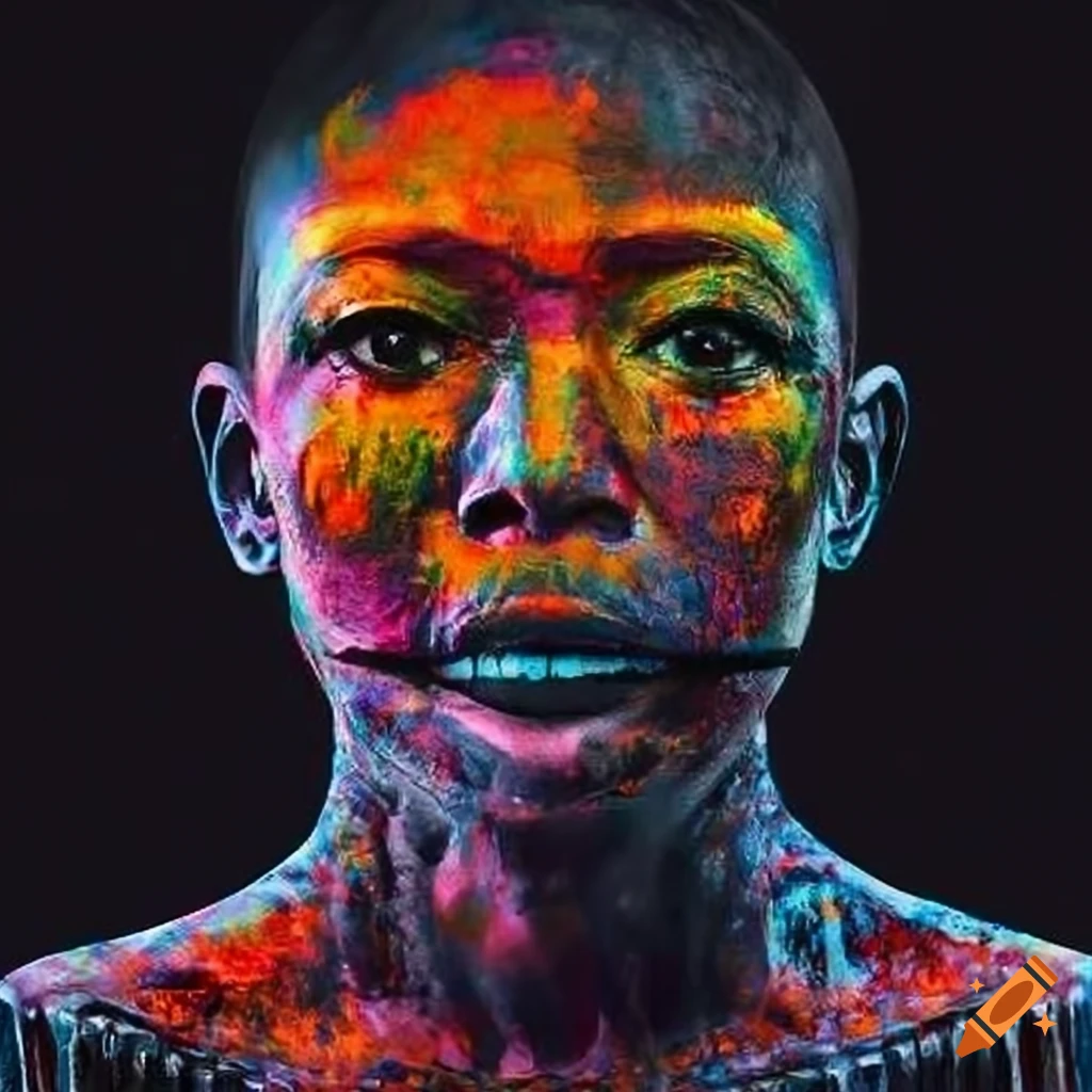 Artwork depicting a third world scene on Craiyon