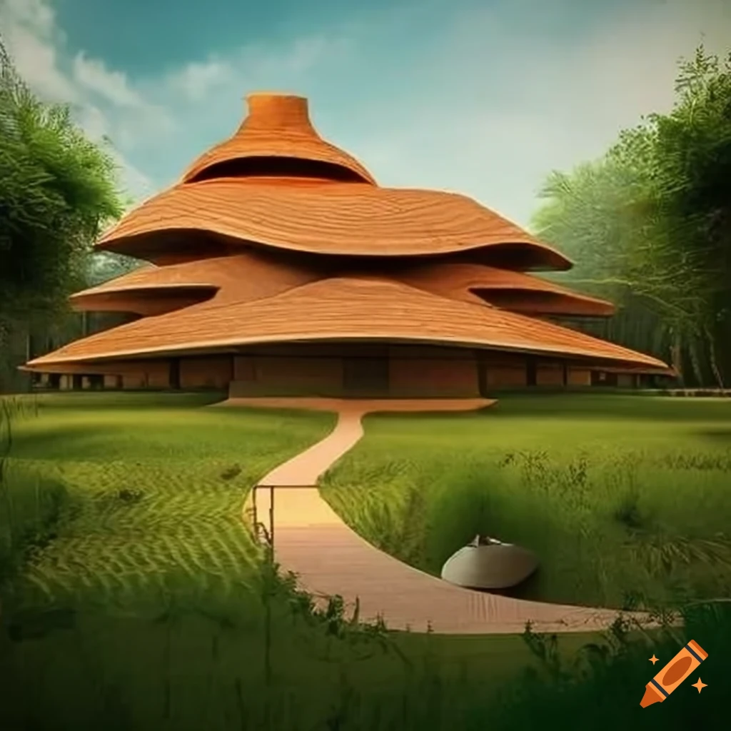 Indian architecture-inspired cottages blending into the ground with ...