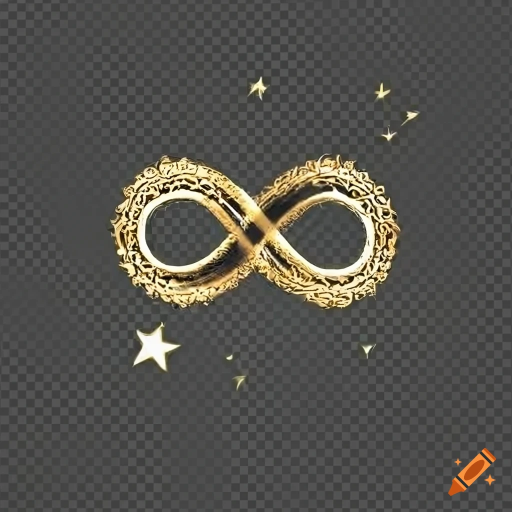 Two connected silhouettes with a golden thread in the shape of an ...