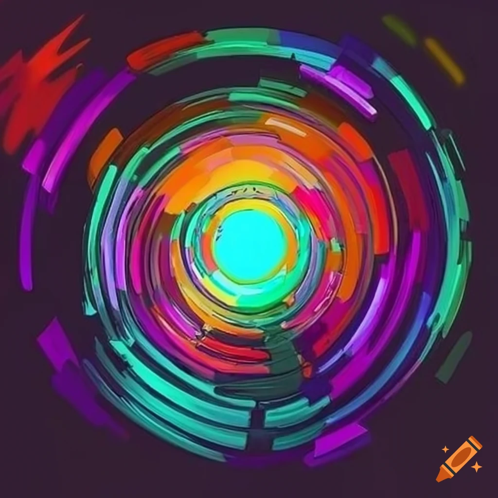Hyper futuristic and cool version of the Chatgpot logo on Craiyon