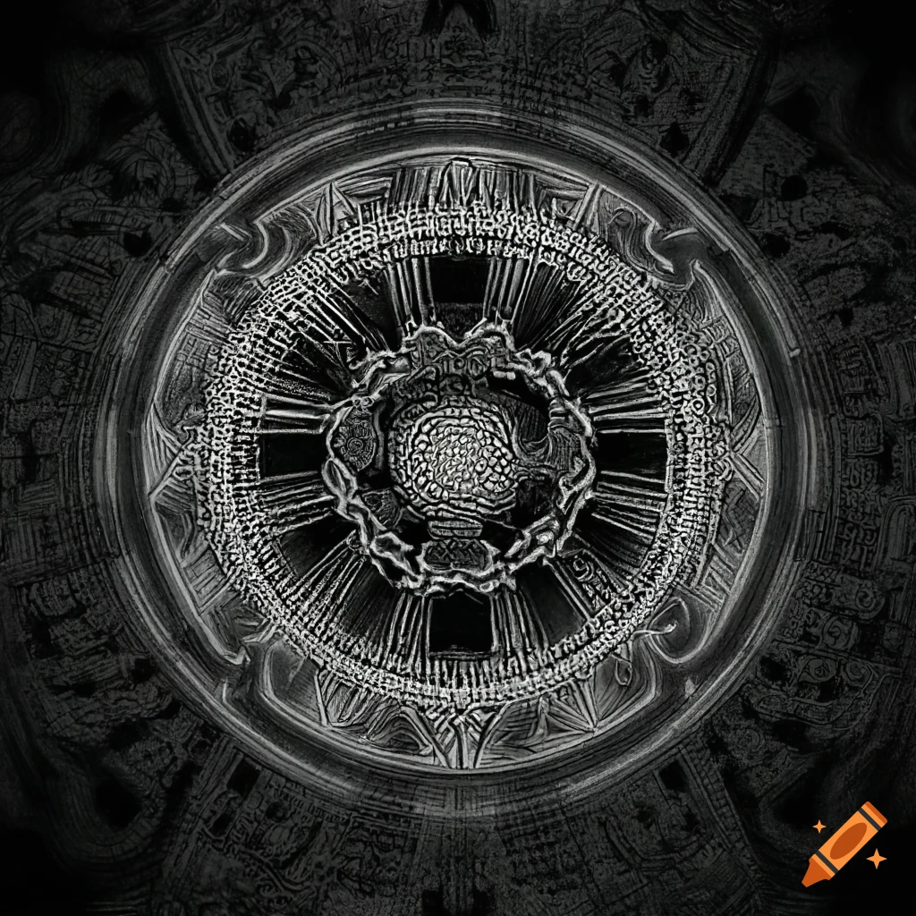 Faction sigil of an order group with a purifying ray of light and ...