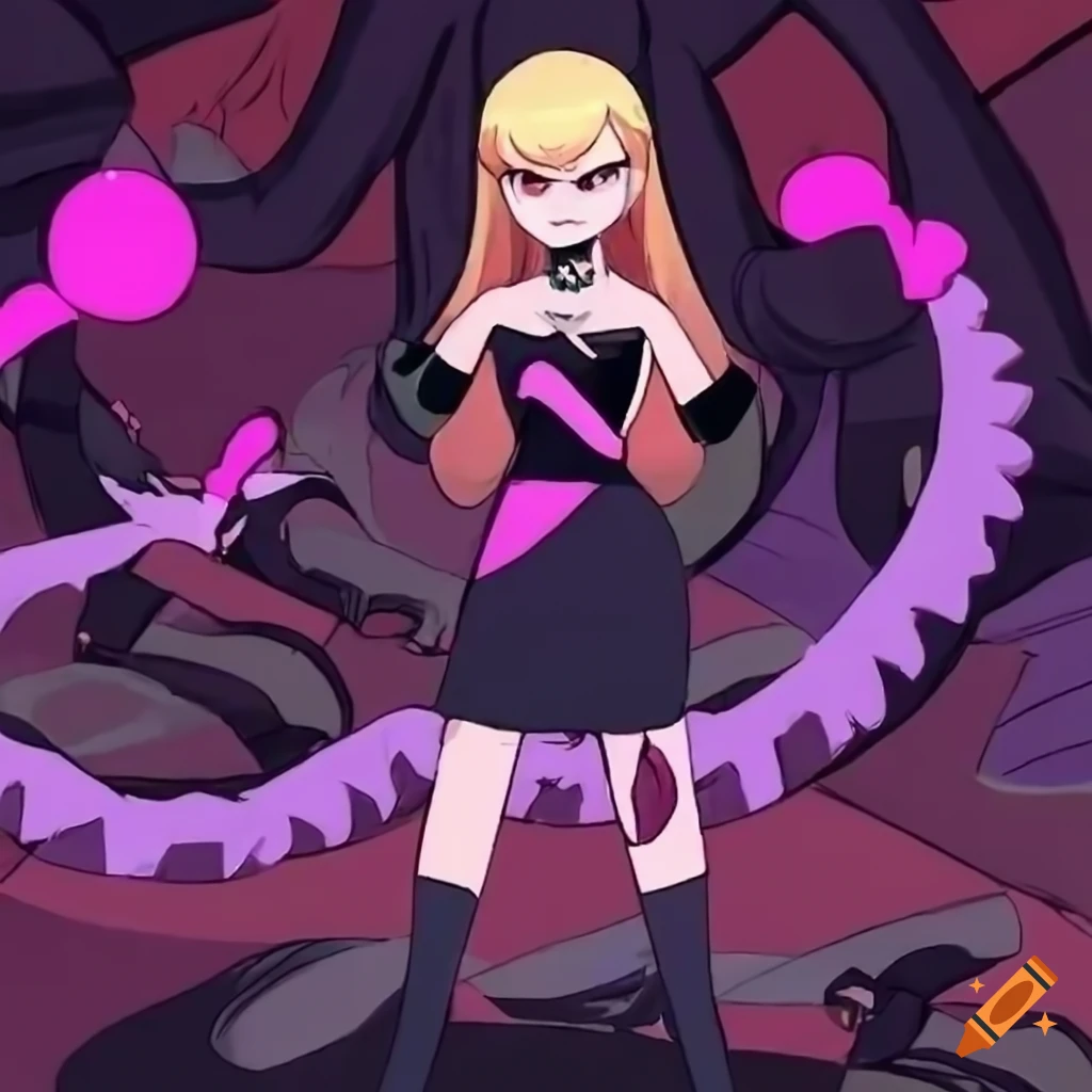Goth Marin Kitagawa character from Shin Megami Tensei Steven Universe ...