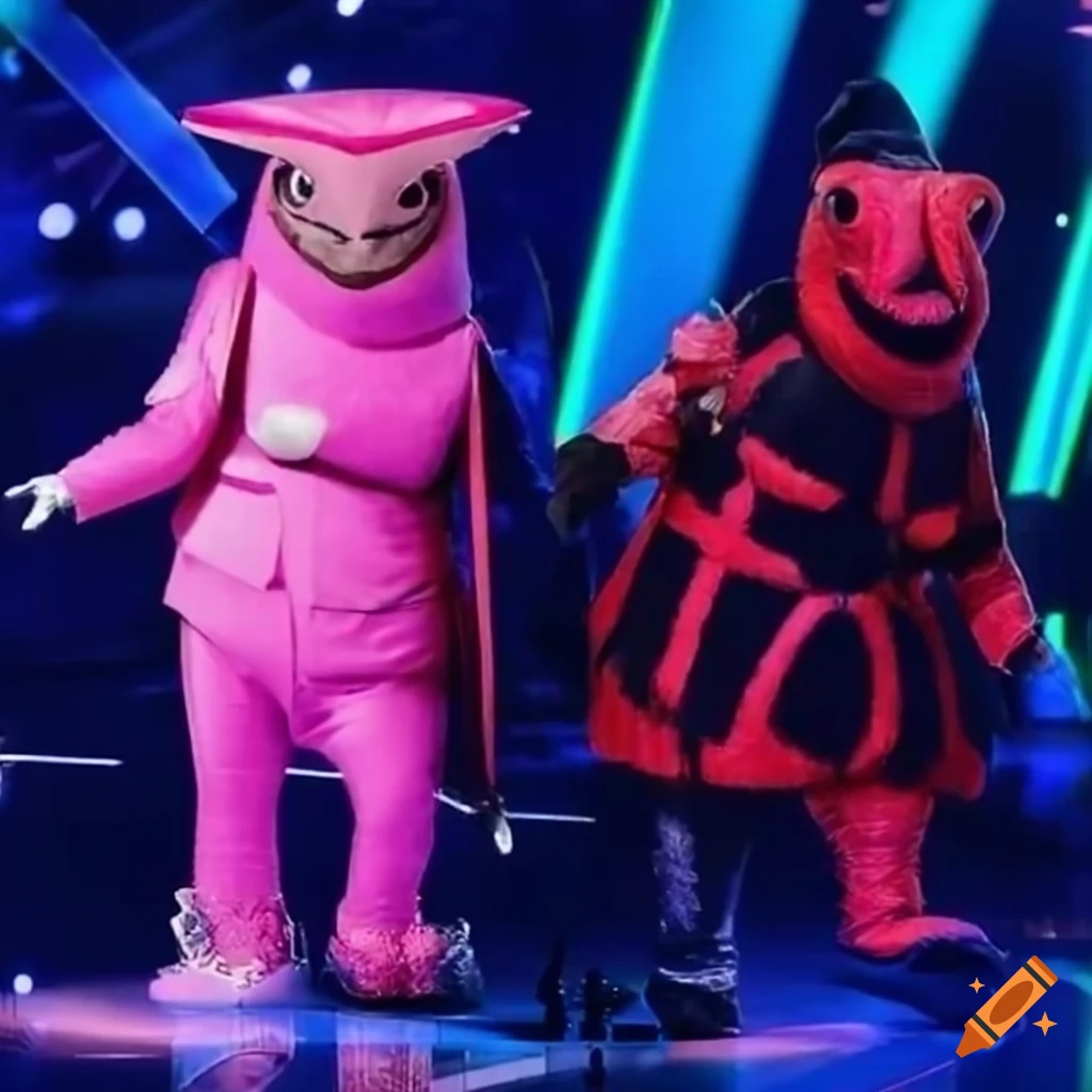Mac tonight costume on the masked singer on Craiyon