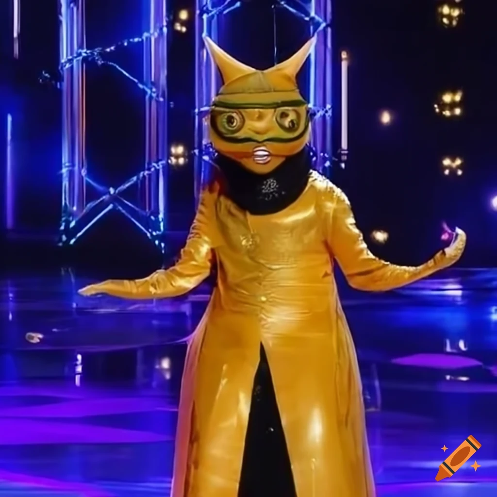 Mac tonight costume on the masked singer on Craiyon