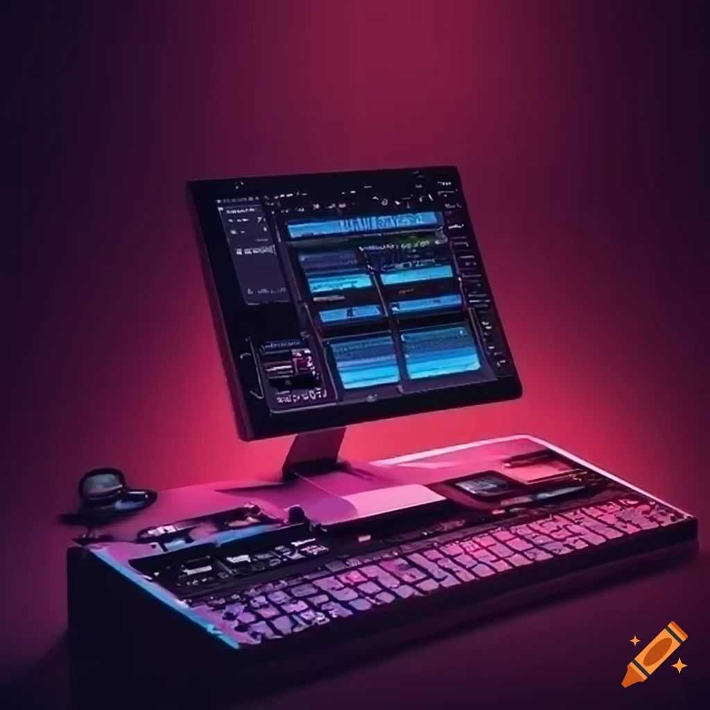 Digital audio workstation on Craiyon