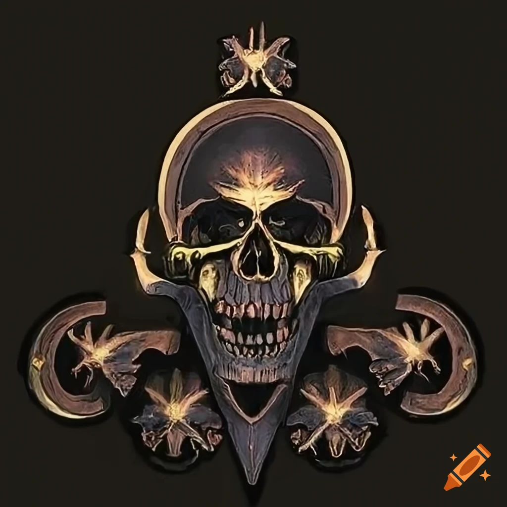 Set of 20 distinct military sci-fi insignias with Brutalism and H. R ...