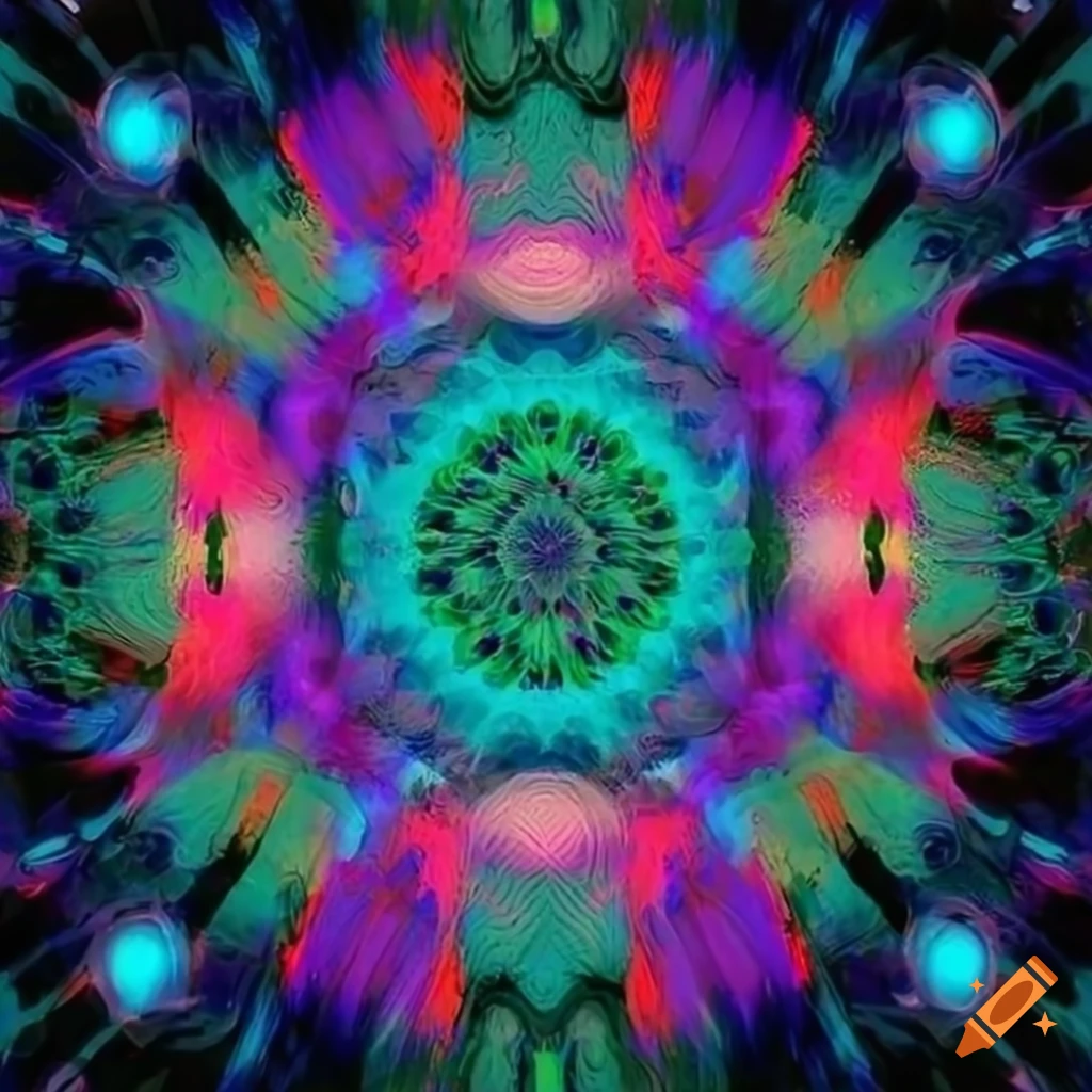 Colorful interconnecting shapes and patterns in a beautiful design on ...