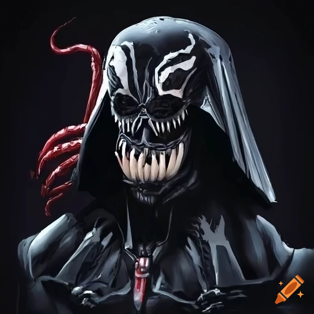 Venom symbiote Darth Vader on Craiyon