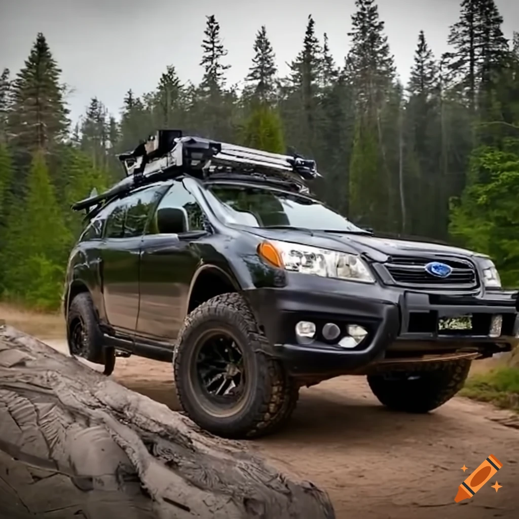 Modified second-generation subaru legacy for off-road with raised ...