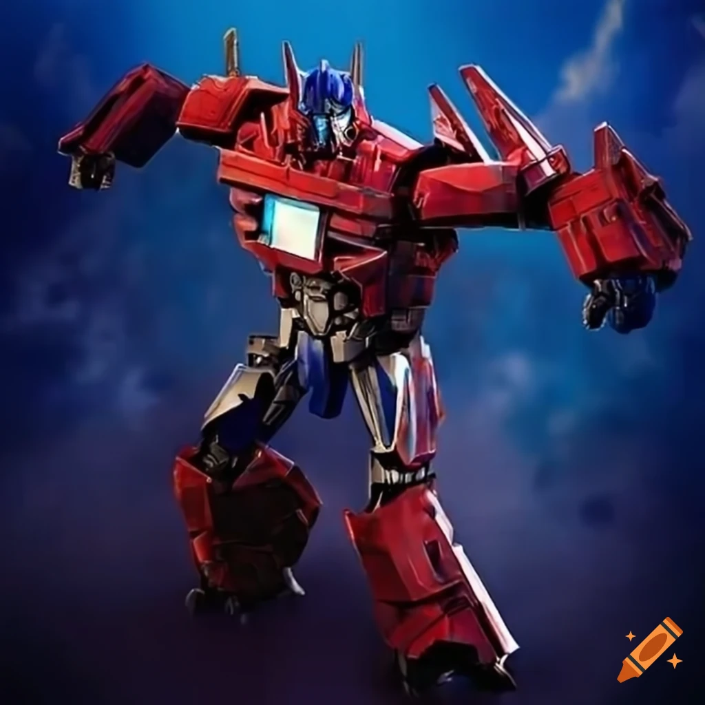Optimus prime character on Craiyon