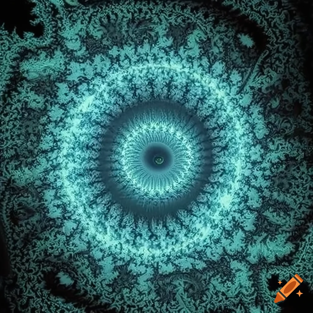 Infinite fractal pattern on Craiyon