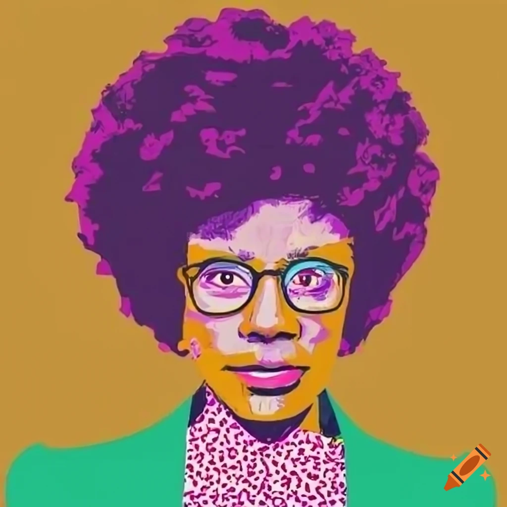 Pop art portrait of american congressman shirley chisholm with a ...