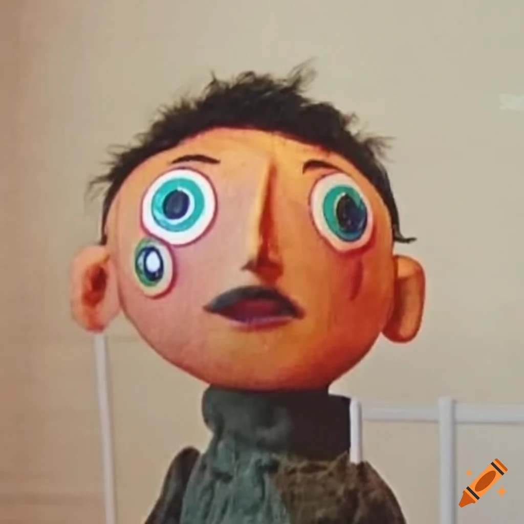 Frank Sidebottom's face on The Motherland Calls sculpture on Craiyon