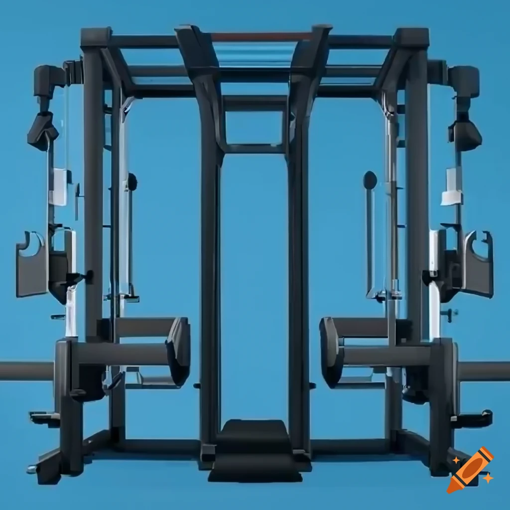 Gym images created on Craiyon