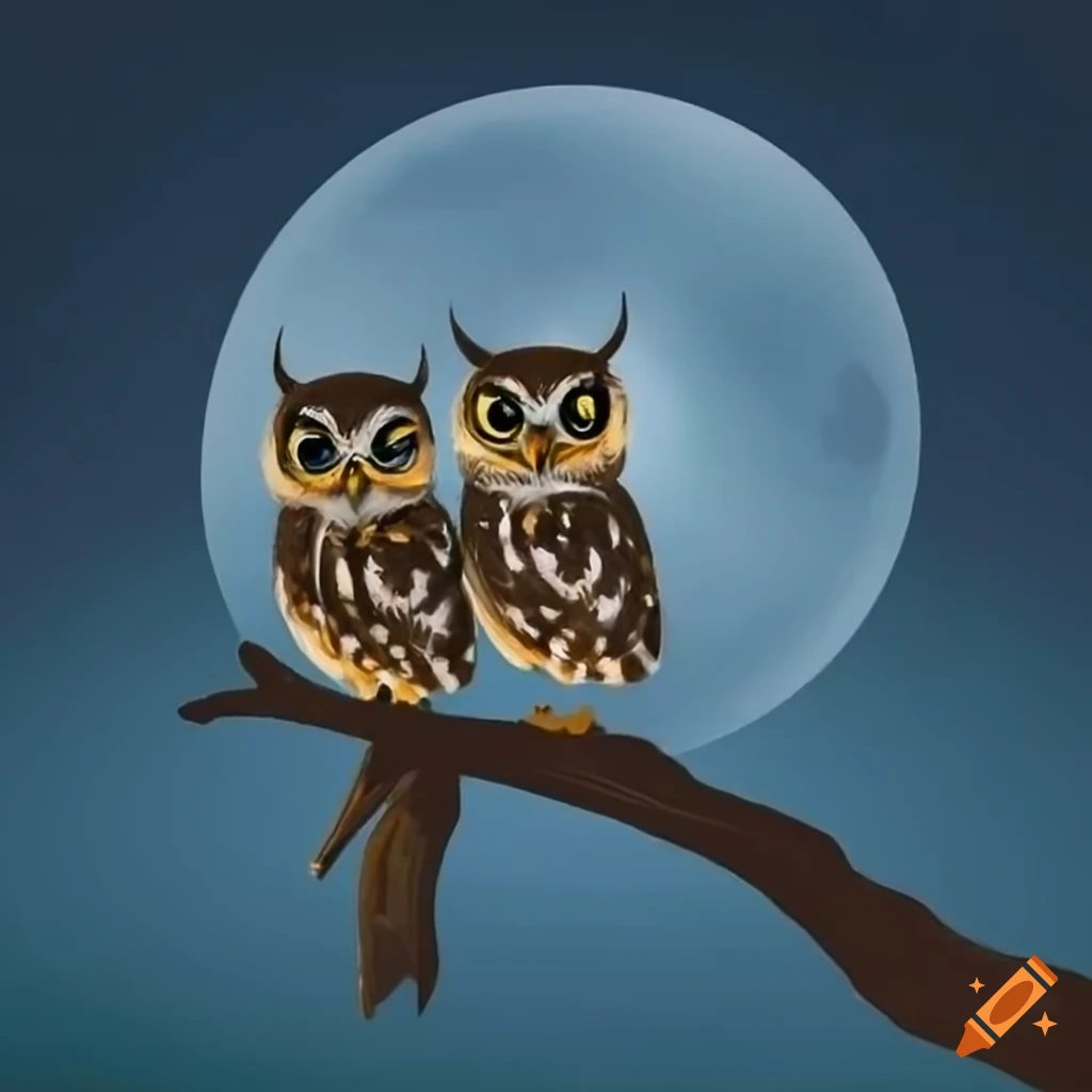 Owls images created on Craiyon